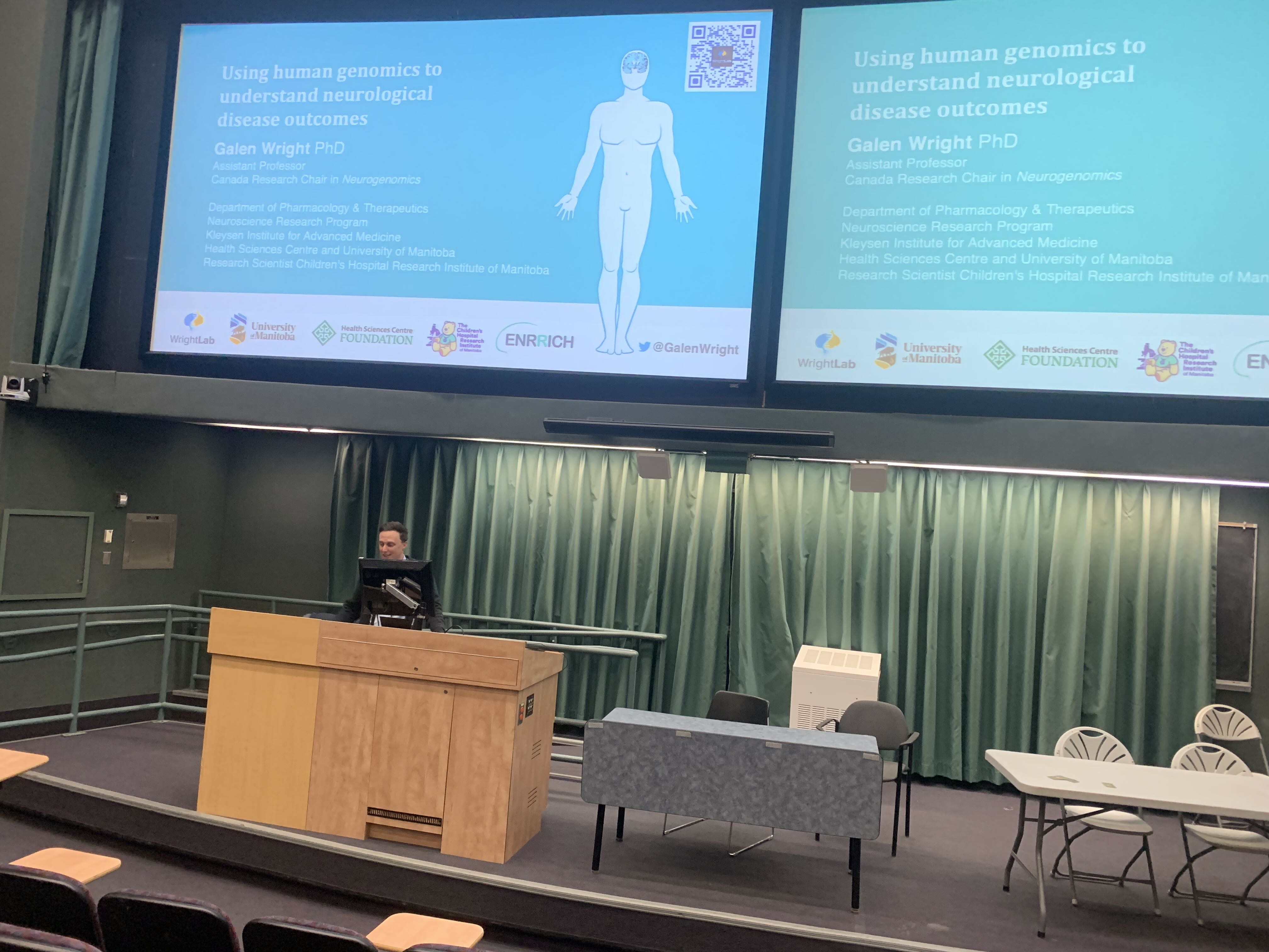 Galen presents at the Edge of Science | Wright Lab Neurogenomics Research